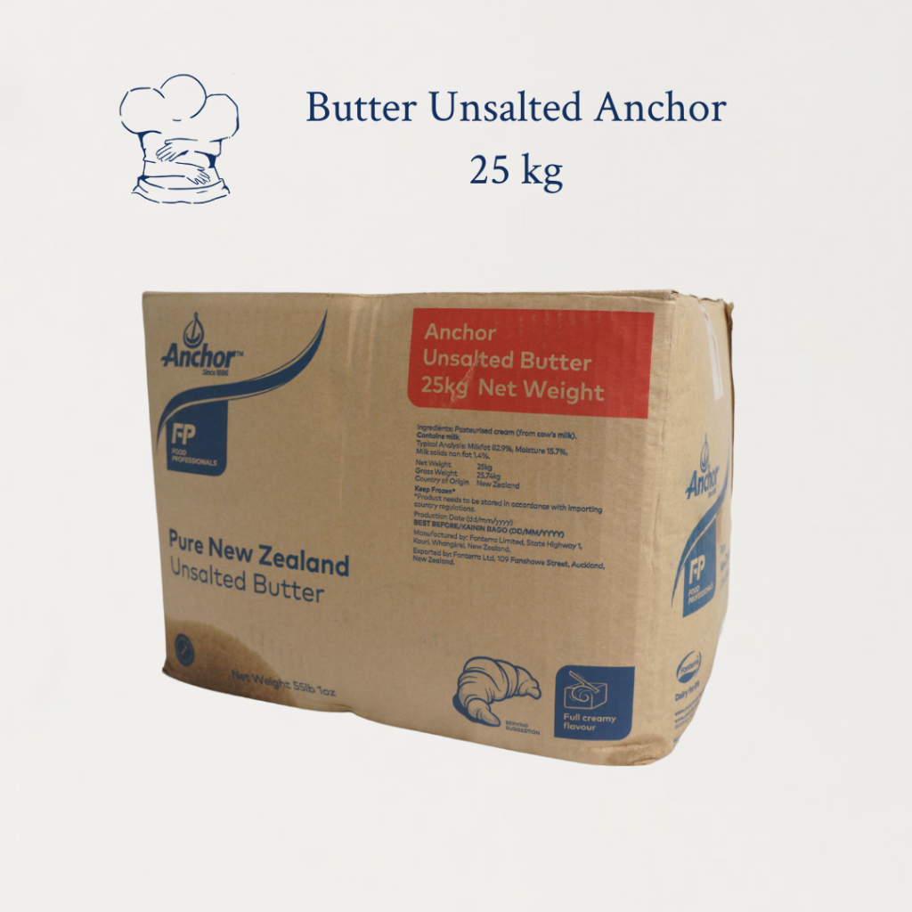 Jual Butter Anchor Unsalted/Butter Anchor Tawar (25kg) | Shopee Indonesia