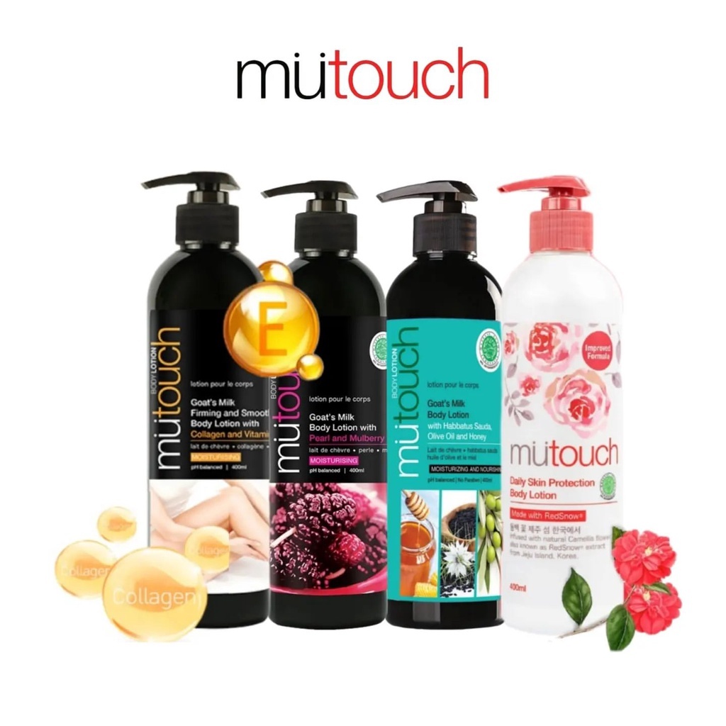 Jual MU TOUCH BODY LOTION 400ML BPOM ORIGINAL - BODY LOTION MU TOUCH ...