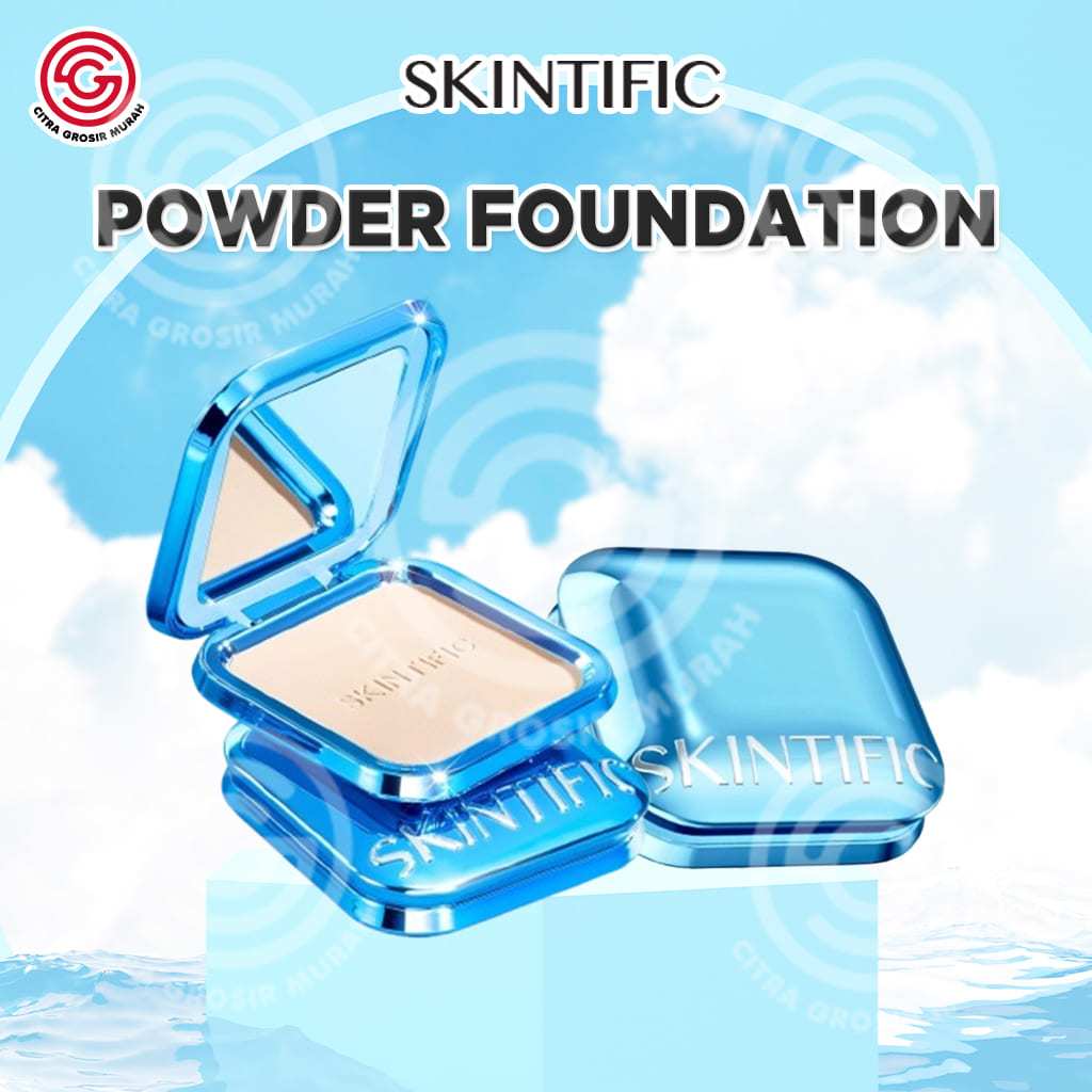Jual SKINTIFIC Powder Foundation 9gr || Ultra Cover Powder Foundation ...