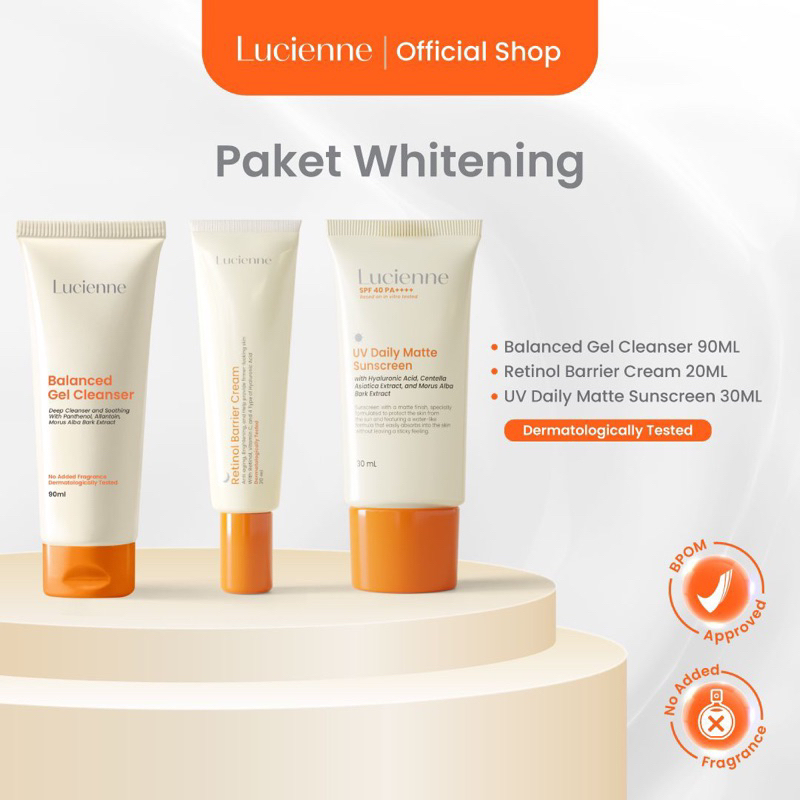 Jual [SKINCARE SET] Paket Whitening Skincare - Cleanser, Retinol ...