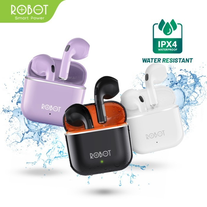 Jual Earphone Airbuds ROBOT TWS Wireless Suara Bass Tipe T50S Chip ...