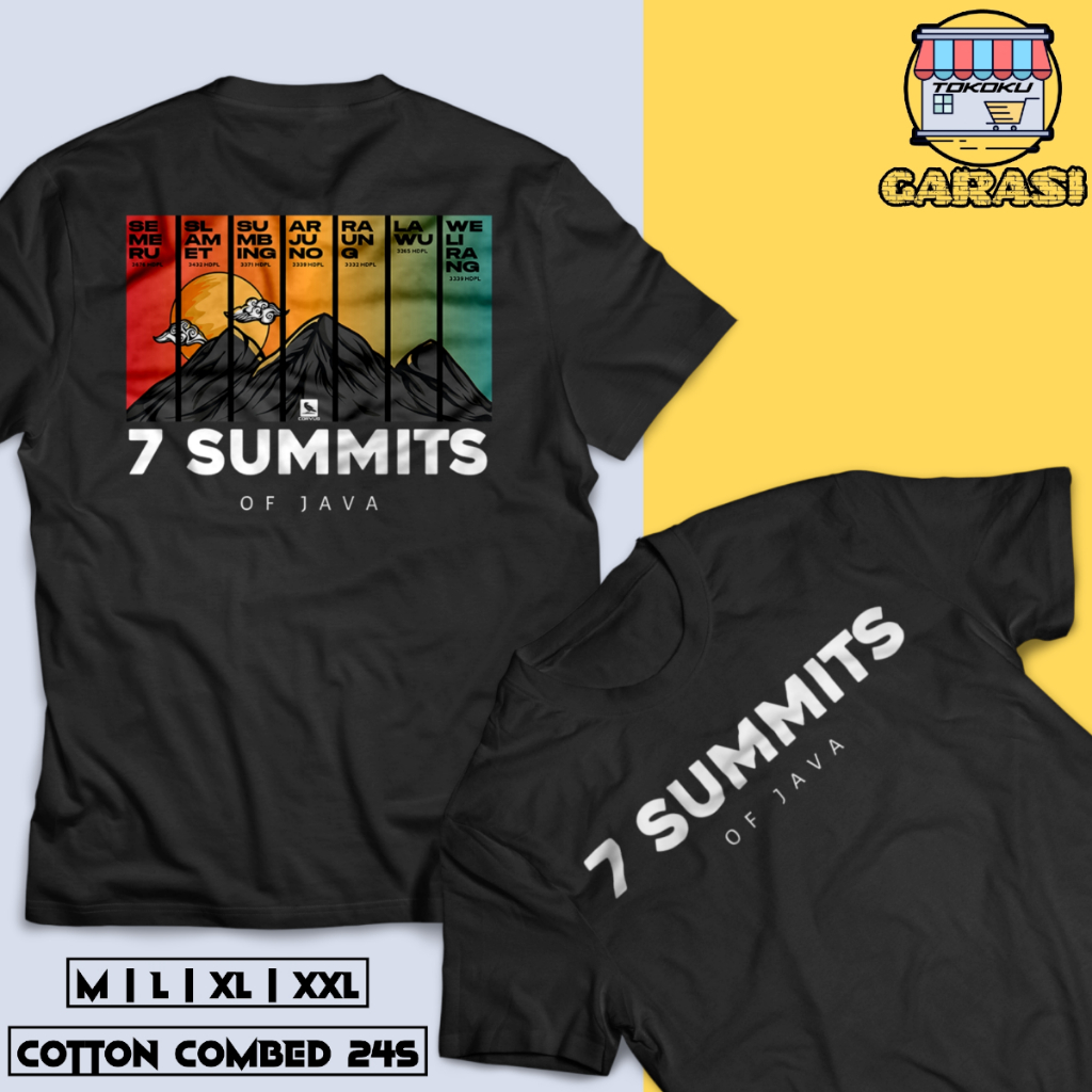 Jual garasi tokoku kaos pendaki gunung unisex pria dan wanita corvus ...