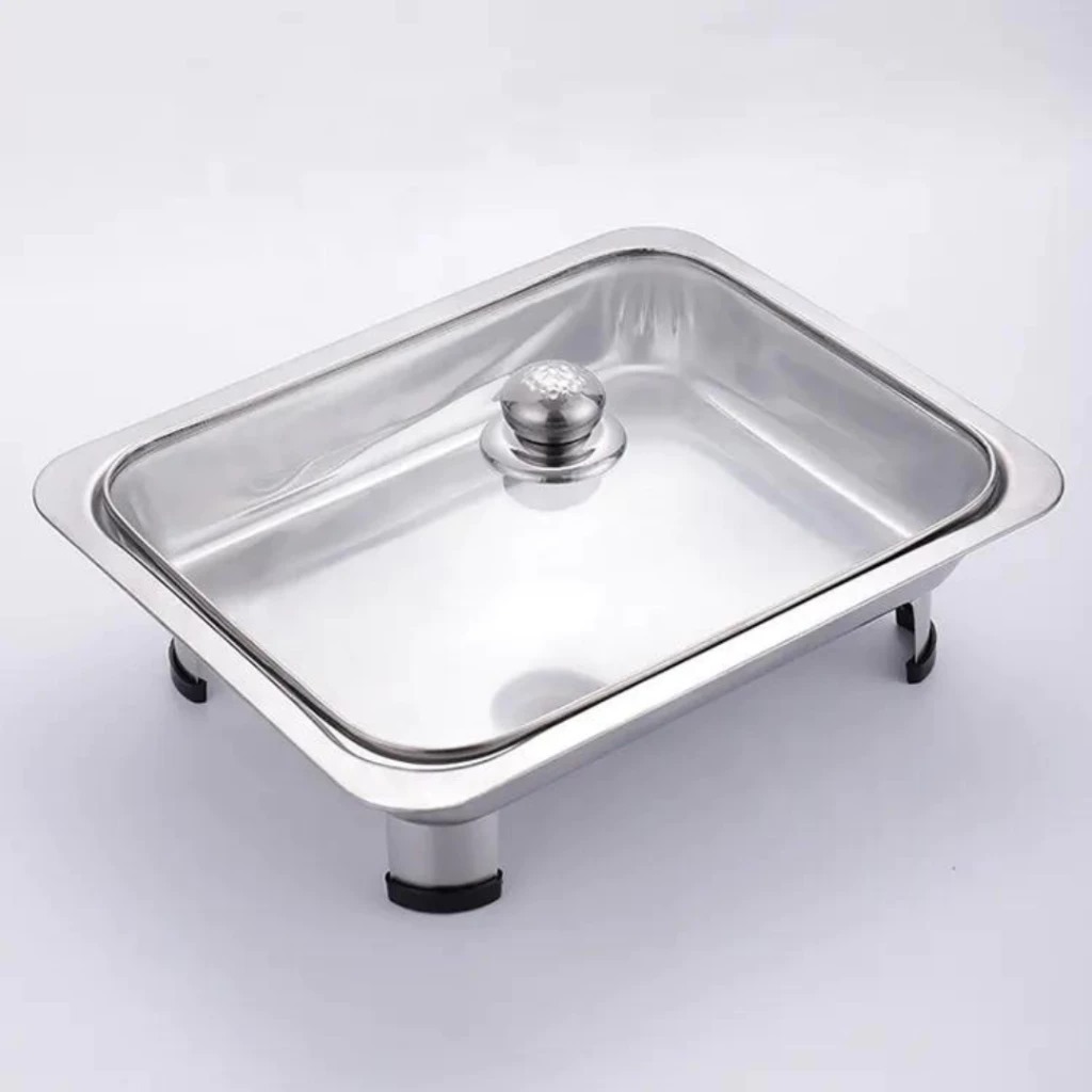 Jual Tempat Makan Prasmanan Fast food Wadah Saji Lauk Chafing Dish ...