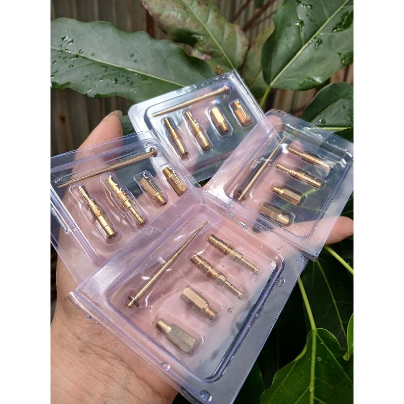 Jual SPUYER PILOT JET MAIN JET PLUS JARUM PE MJ PJ PWK KUNINGAN ORIGINAL 24 28 30 32 34 HARGA ...