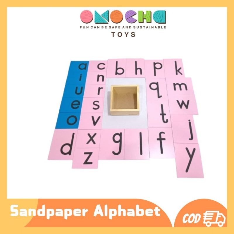 Phonics Educational Tool Montessori Sandpaper Letters - Lower Case ...
