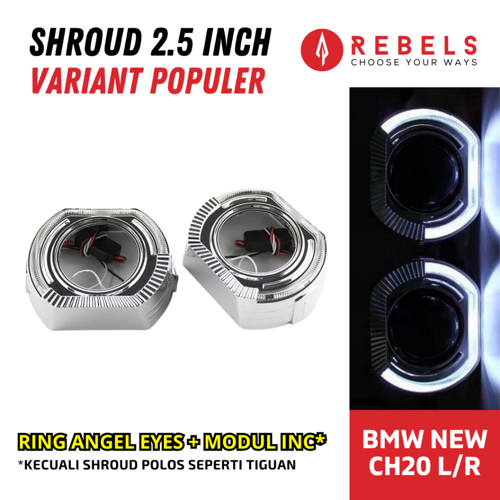 Jual Shroud Biled BMW Sport Kanan-Kiri Ring Setengah Original untuk ...