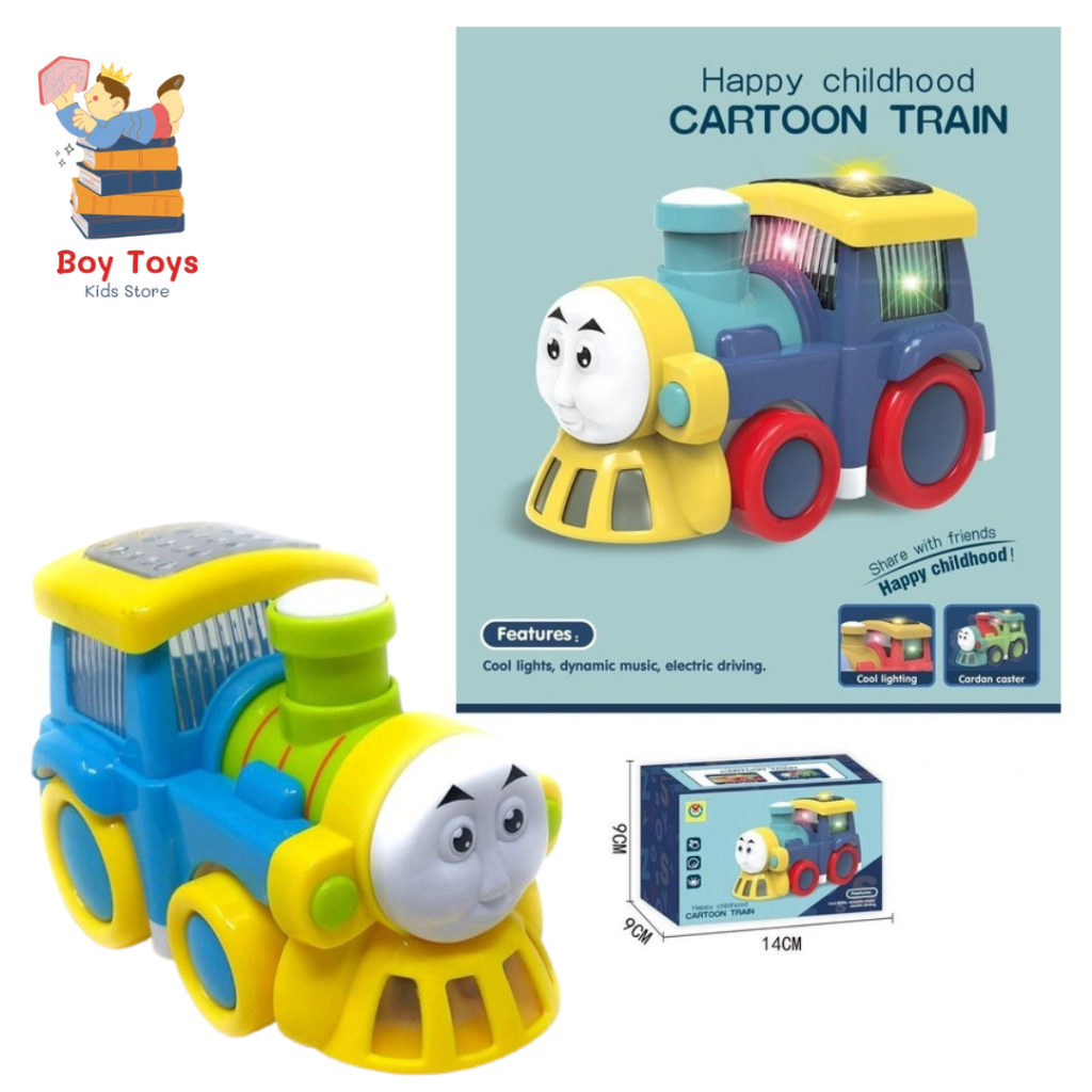 Jual Mainan Kereta Kartun Cartoon Train 3305 Bump And Go Cartoon Locomotif | Shopee Indonesia