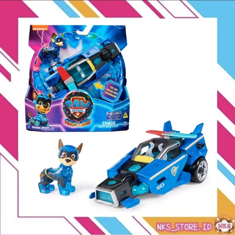 Jual Paw Patrol The Mighty Movie Chase Car Cruiser Vehicle Light up ...