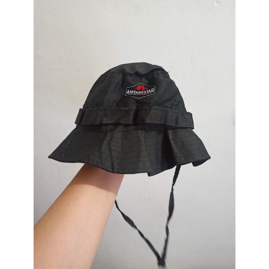 Jual Topi Rimba Adventure Outdoor Antarestar Logo Hitam | Shopee Indonesia
