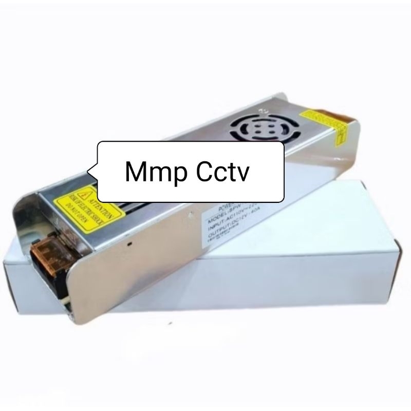 Jual Power Supply Cctv 12V 40A Power Suply Swiching 40 Amper 12 Volt ...