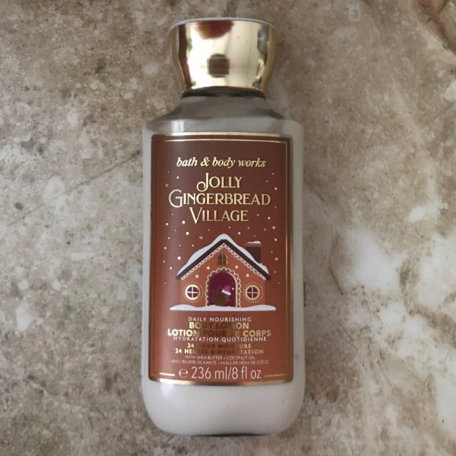 Jual Bath And Body Works Body Lotion Jolly Gingerbread Village | Shopee ...