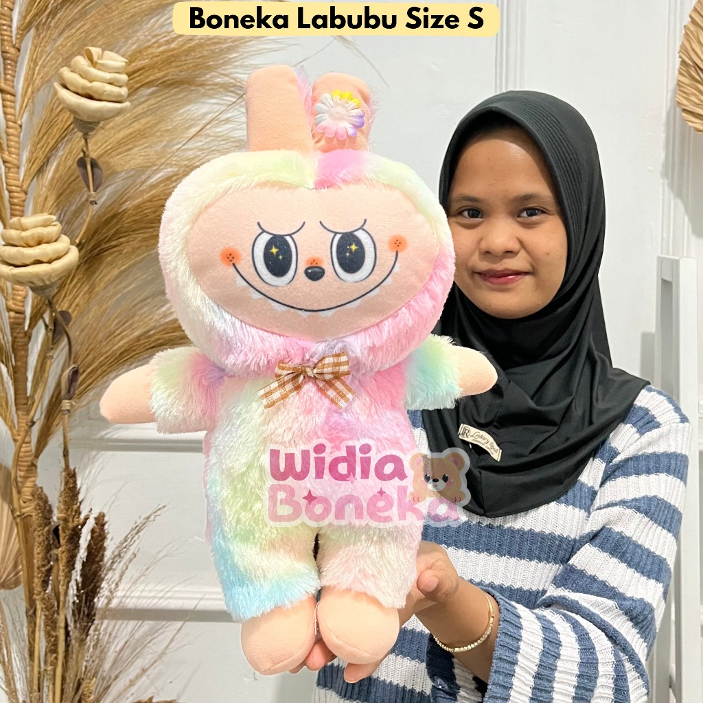 Jual Boneka monster labubu//boneka virall monster lucu muka printing ...
