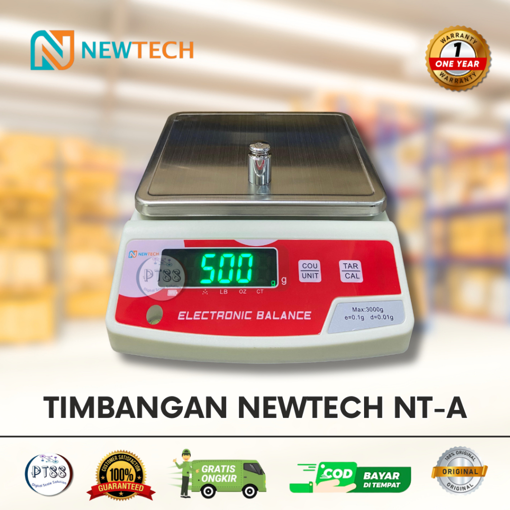Jual Timbangan emas NT-A 3000gr x 0.01gr timbangan lab 3000grx0.01gr ...