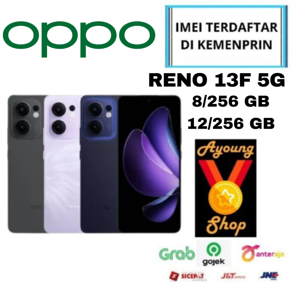 Jual OPPO RENO 13F 5G 8/256GB 12/256GB GARANSI RESMI OPPO INDONESIA ...