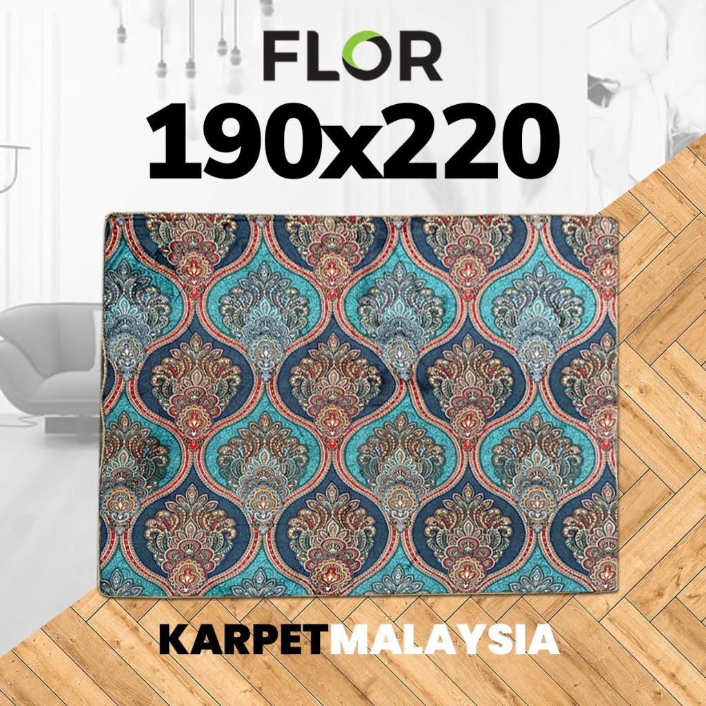 Jual [Velvet] Karpet Flor 190x220 - Full Motif | Shopee Indonesia