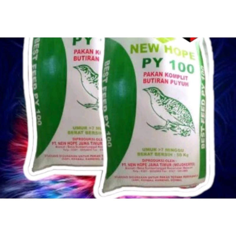 Jual New Hope PY 100 Pakan Komplit Butiran Puyuh 1 kg | Shopee Indonesia