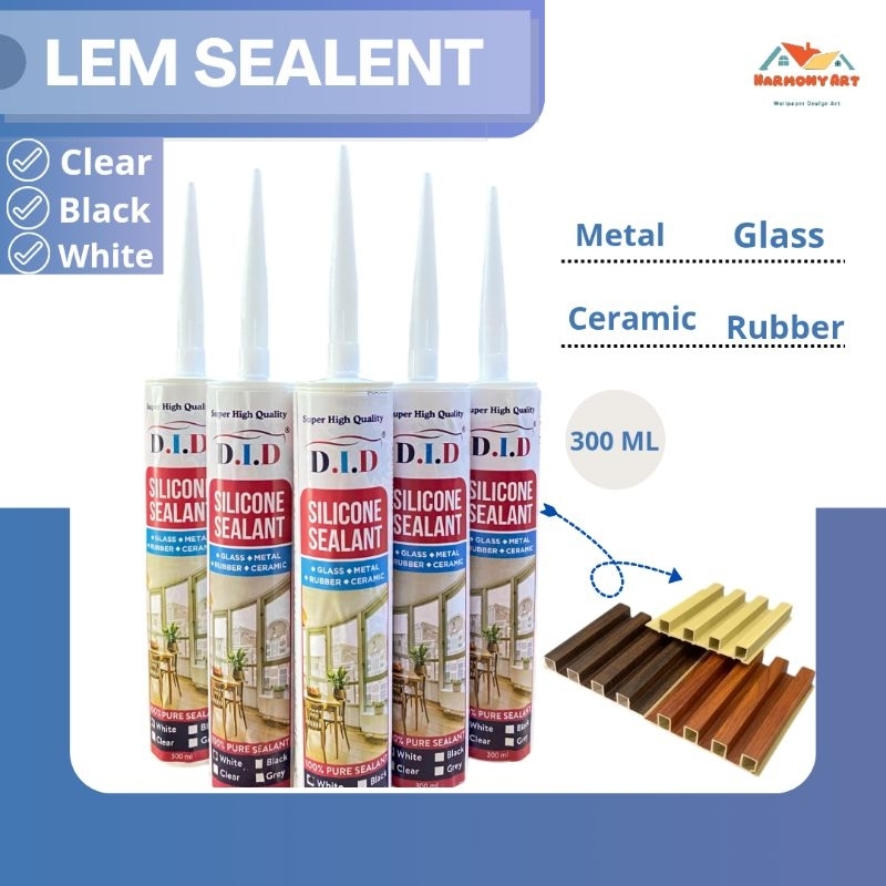 Jual HA-Lem Sealent WPC Panel Hyperbond Lem Kaca Lem Sealant Botol ...