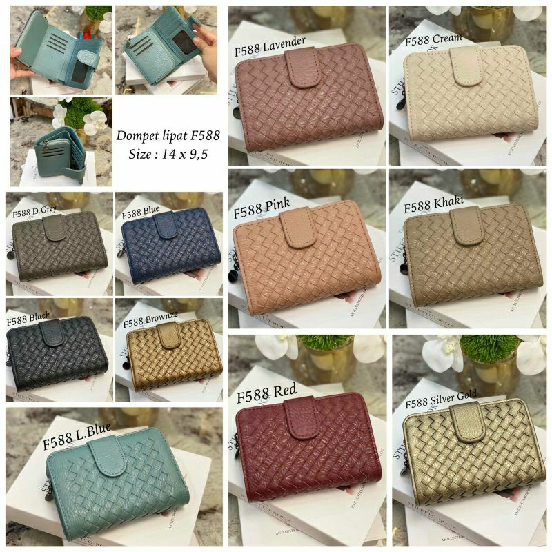 Jual New Dompet Lidah Kombi Zipper F588 ANYAM IMPORTT SEMPREM | Shopee ...