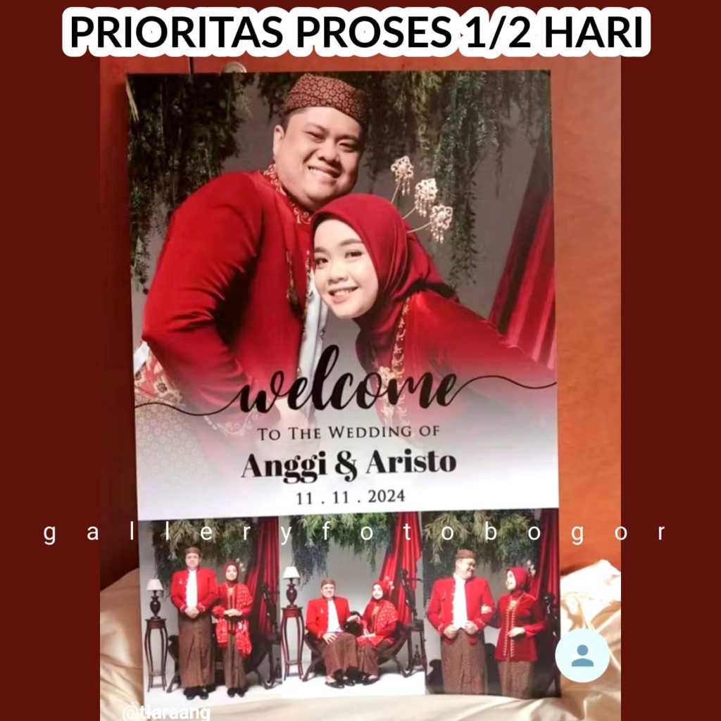 Jual HM CETAK FOTO PO1-2 HARI 60X40 20R PRIORITAS PLUS BINGKAI MEDIA KAYU MDF PREMIUM ANTI PUDAR ...