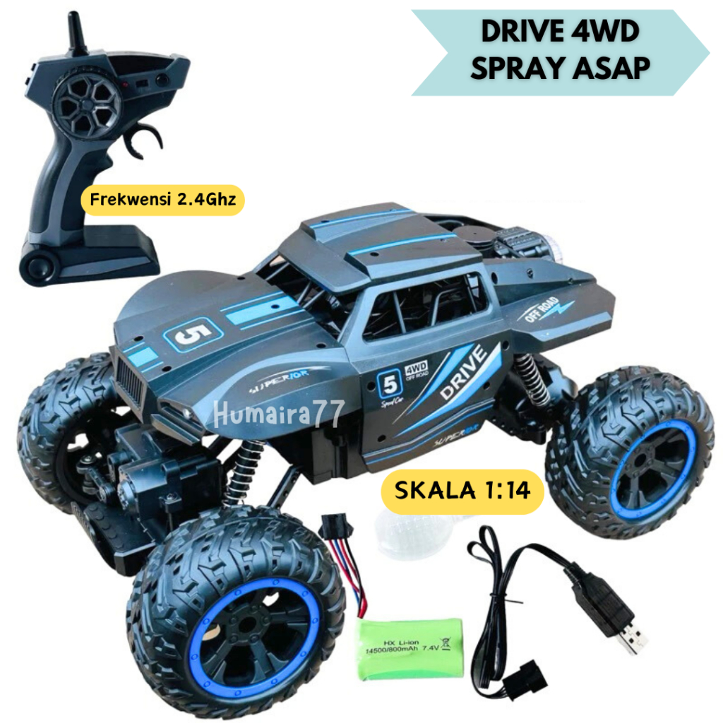 Jual Mobil Remote Control Offroad Dengan Fitur Asap Mainan RC Remot ...