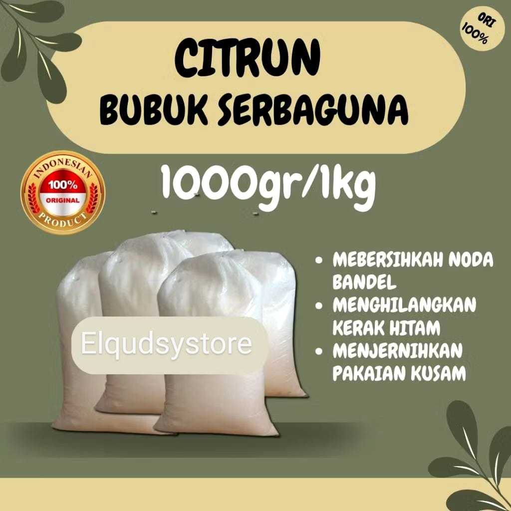 Jual Citrun 1kg Biang Pembersih Serbaguna | Citric | Sitrun | Shopee ...
