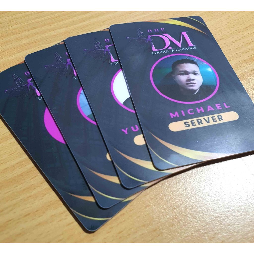 Jual Cetak Id card DOFF Bahan Pvc PRESS OVEN, kartu member, pelajar ...