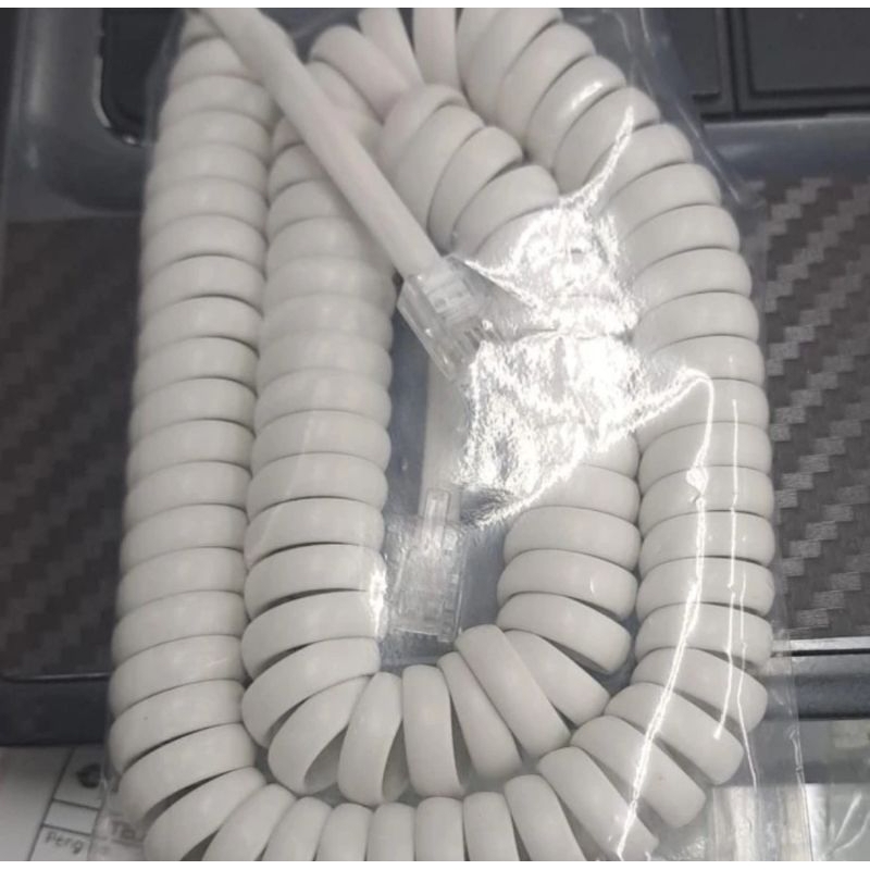 Jual Kabel Telepon Panasonic Spiral Original 1Meter | Shopee Indonesia