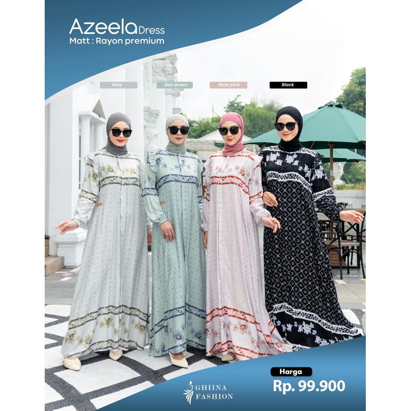 Jual Azeela Dres by ghina fashion | Shopee Indonesia