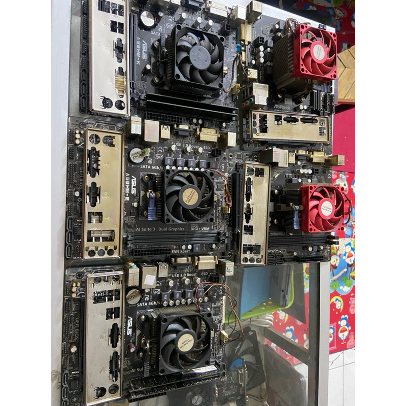 Jual AMD APU A4 6300, A6 7400K , X4 845 Quadcore + ASUS / MSI Fm2 ...