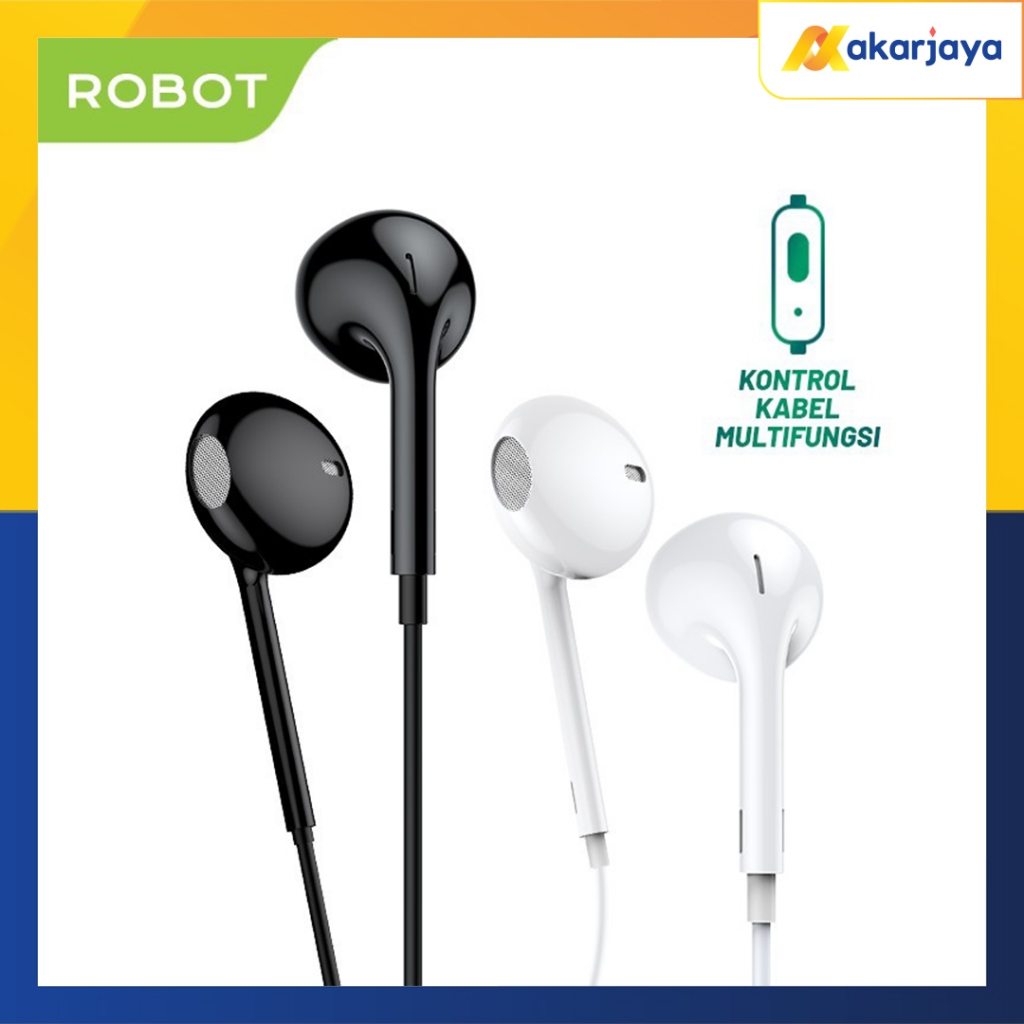 Jual ROBOT REC 10 Wired Earphone In-Ear Kabel Type C dengan Kontrol ...