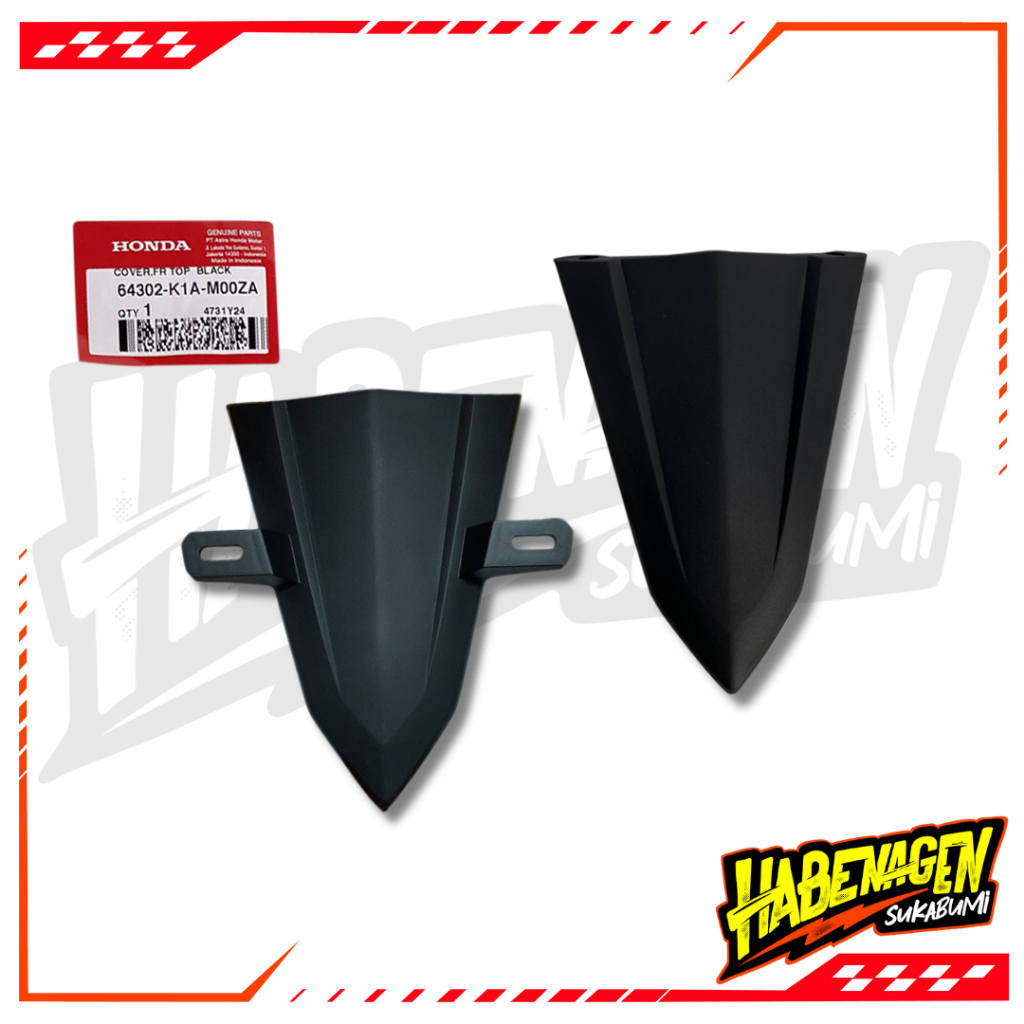 Jual Cover Body Dasi Dudukan Plat Nomor Panel Buta Depan Honda Beat Fi deluxe Street Original ...