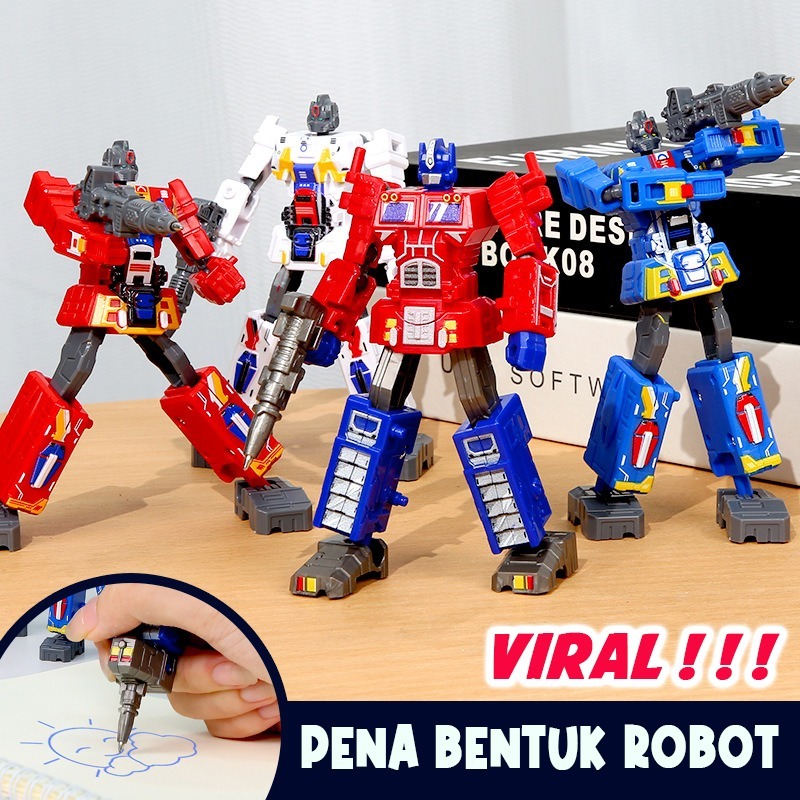 Jual Pen Robotic Pulpen dapat Bertransformasi menjadi Robot | Shopee ...