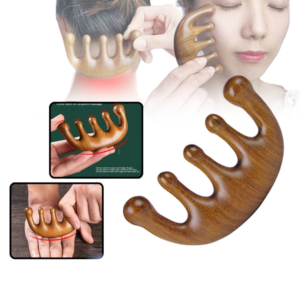 Jual Scalp Massager Kayu Alat Terapi Pijat Kepala Pijat Mata ...