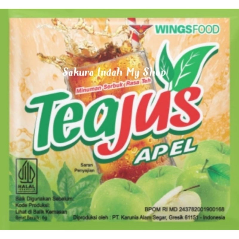 Jual Minuman Teh seduh praktis TEA JUS Renceng ( isi 10 sachet ...