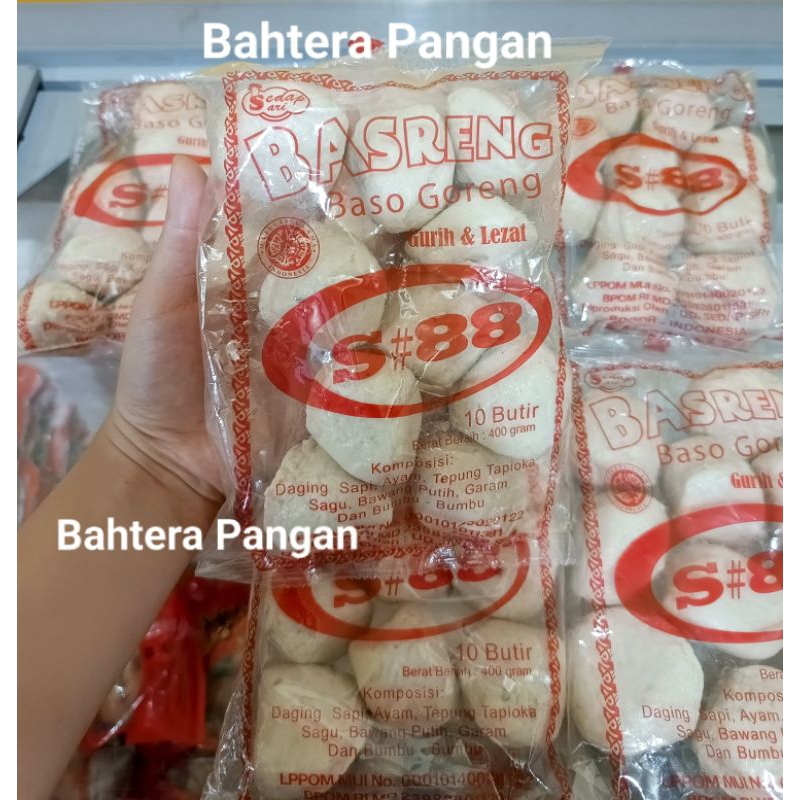 Jual Basreng Baso Goreng S#88 isi 10 butir 400gram | Bakso Goreng ...