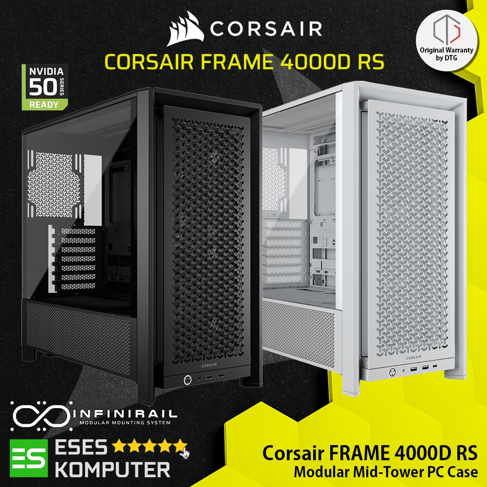 Jual Case Corsair FRAME 4000D RS Modular Mid-Tower PC Casing | Shopee ...