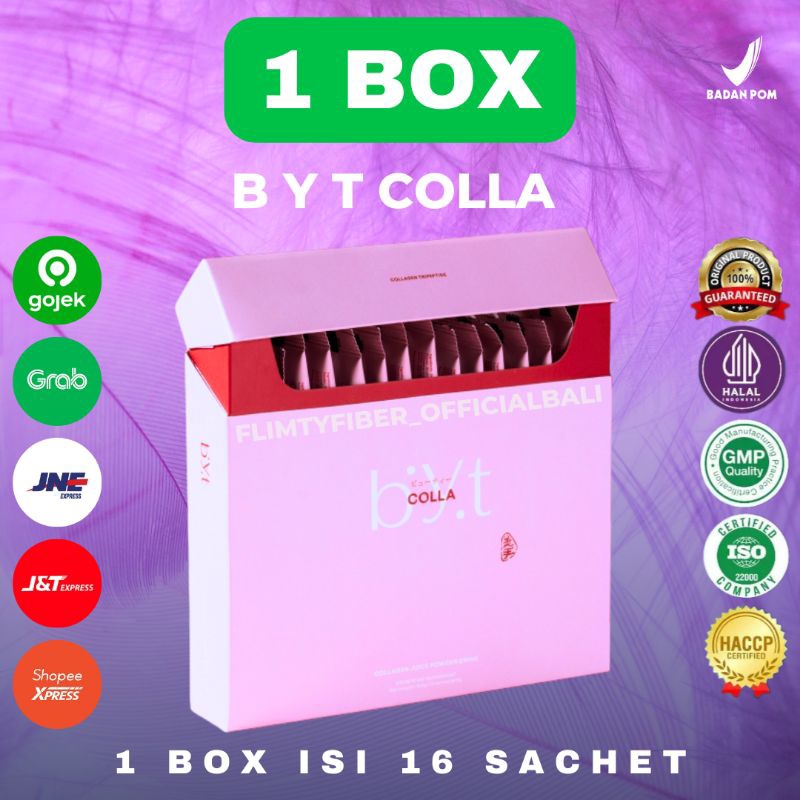 Jual BYT COLLA / BYOOTE 1 Box isi 16 sachet - kolagen / Collagen Tripeptide | Shopee Indonesia