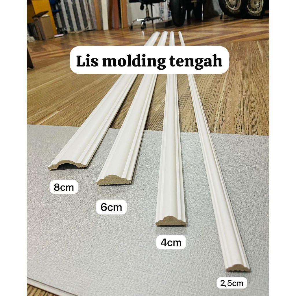 Jual LIST MOLDING MAKASSAR - PVC PANJANG 3M / LIS MOLDING TEPI / LIS ...