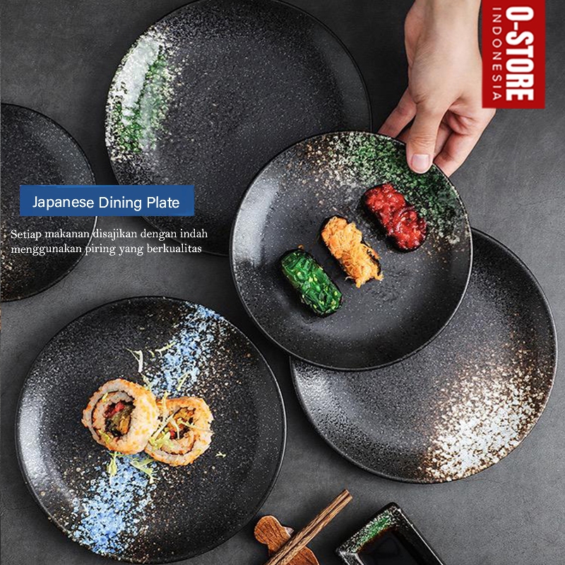 Jual Japanese Style Dinner Plate Bowl Piring Makan Keramik Jepang ...