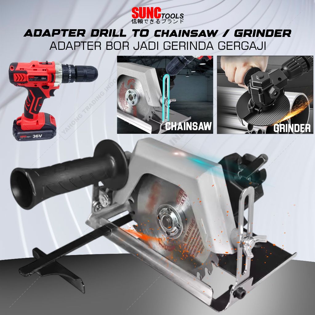 Jual Adapter Bor Gerinda Angel Grinder Konverter Bor Jadi Gerinda ...