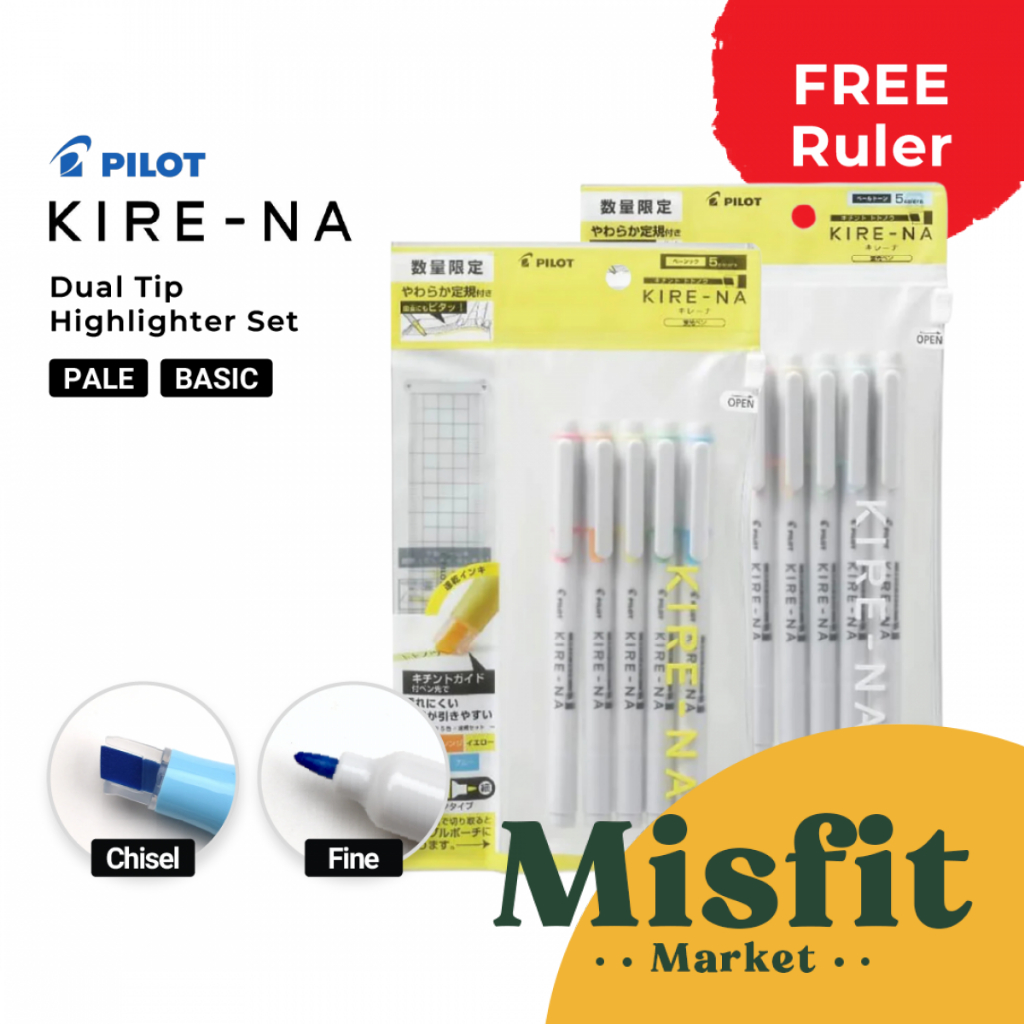 Jual Pilot KIRE-NA Highlighter Marker 5 Set Color LIMITED EDITION Stab*lo Penanda Tulisan Kirena ...