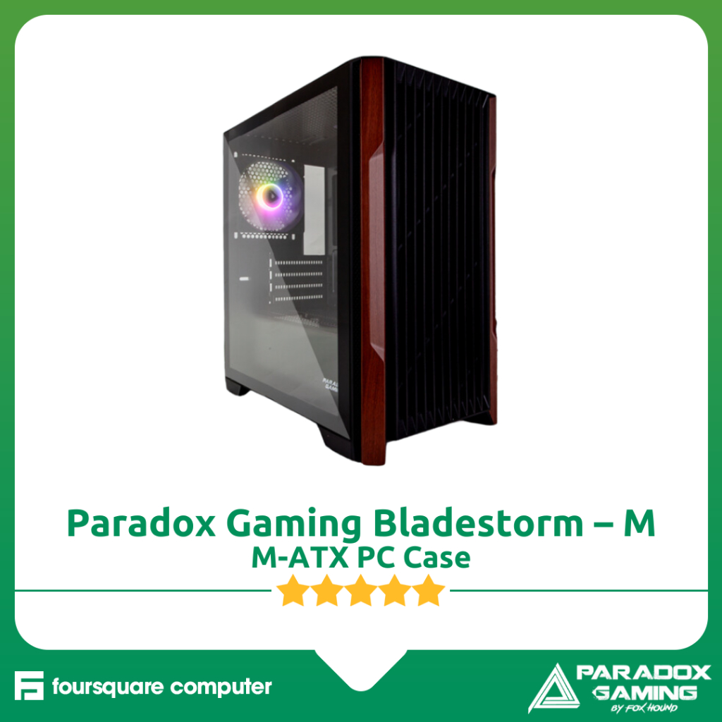Jual Paradox Gaming BLADESTORM – M M-ATX PC Case CPU Casing Komputer | Shopee Indonesia