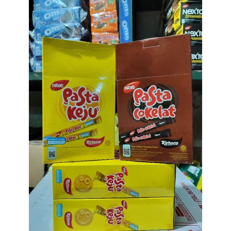 Jual Nabati Pasta Keju & Cokelat ( isi 30 pcs ) | Shopee Indonesia