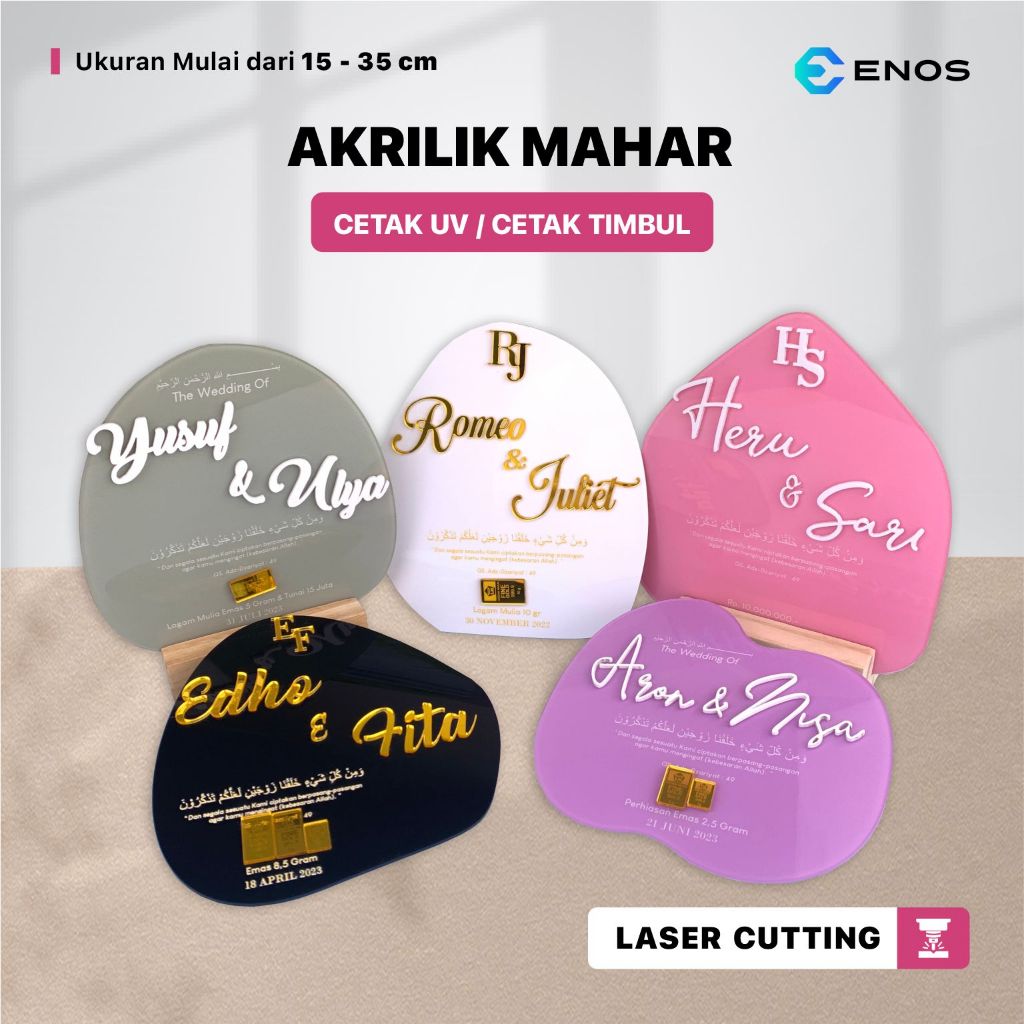 Jual TETES AIR ABSTRAK AKRILIK / BAHAN ACRYLIC PRINT UV HURUF TIMBUL ...