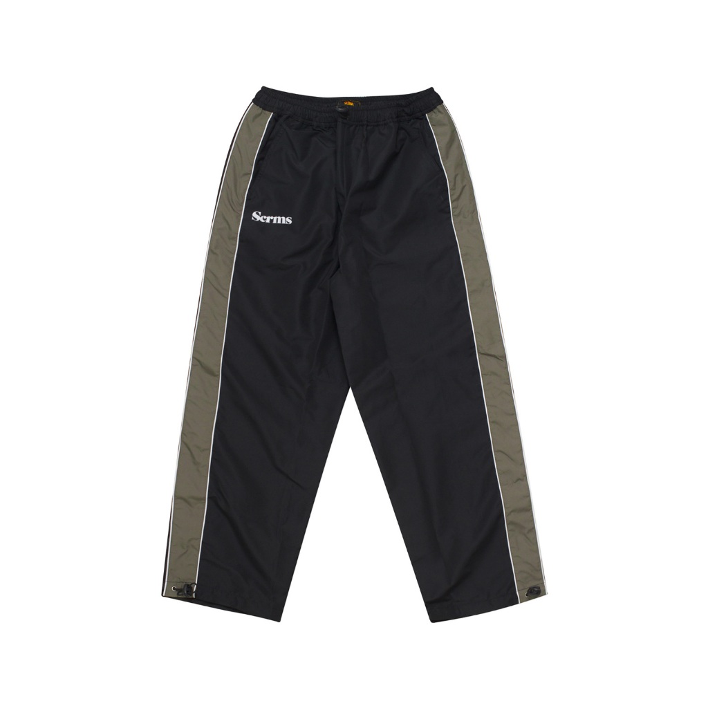 Jual Screamous Track Pants Parachute DHOME BLACK OLIVE Loose Fit ...