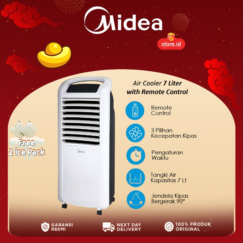 Jual Midea Air Cooler7 Liter-AC200-W-3 In 1Cooler-Purifier-Humidifier ...