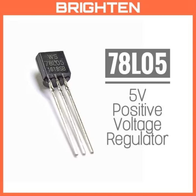 Jual 78L05 5V Positive Voltage Regulator 100mA TO-92 | Shopee Indonesia