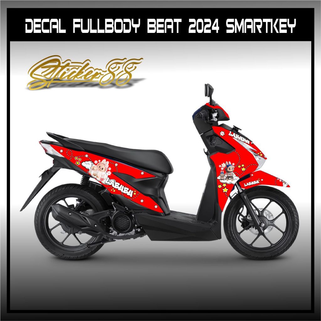 Jual Smartkey Decal Fullbody Beat Lababu / TERBARU Decal Sticker Beat ...