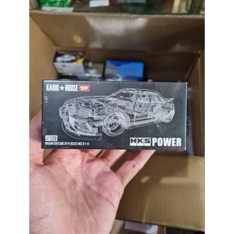 Jual kaido house minigt nissan skyline gtr r33 hks v1 by jun imai ...