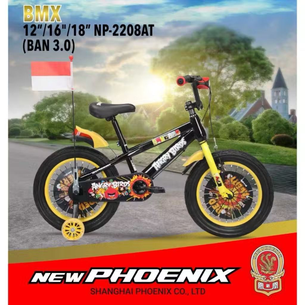 Jual SEPEDA ANAK LAKI LAKI NEW PHOENIX BMX NP 2208 ANGRY BIRD,sepeda ...